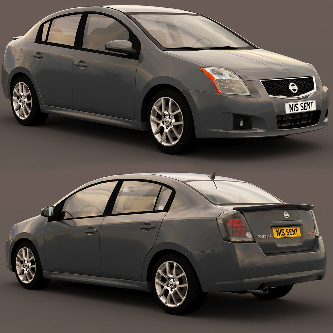 3D Nissan Sentra Se-r Spec-v 2008 - TurboSquid 2217171