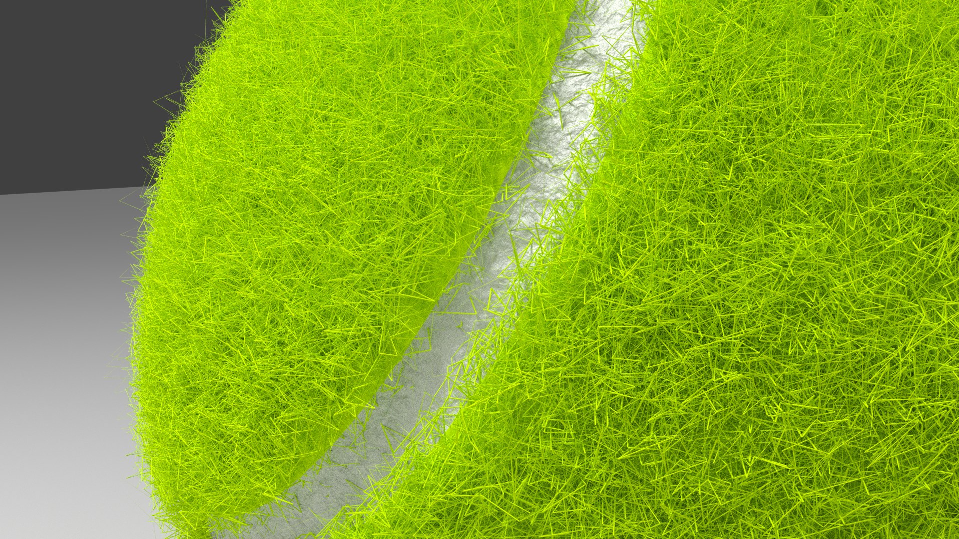 3d Blender Cycles Rendered Tennis Ball Model