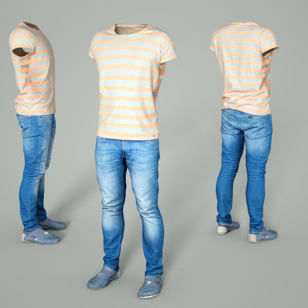 3D Male Clothing Outfit - TurboSquid 1329874