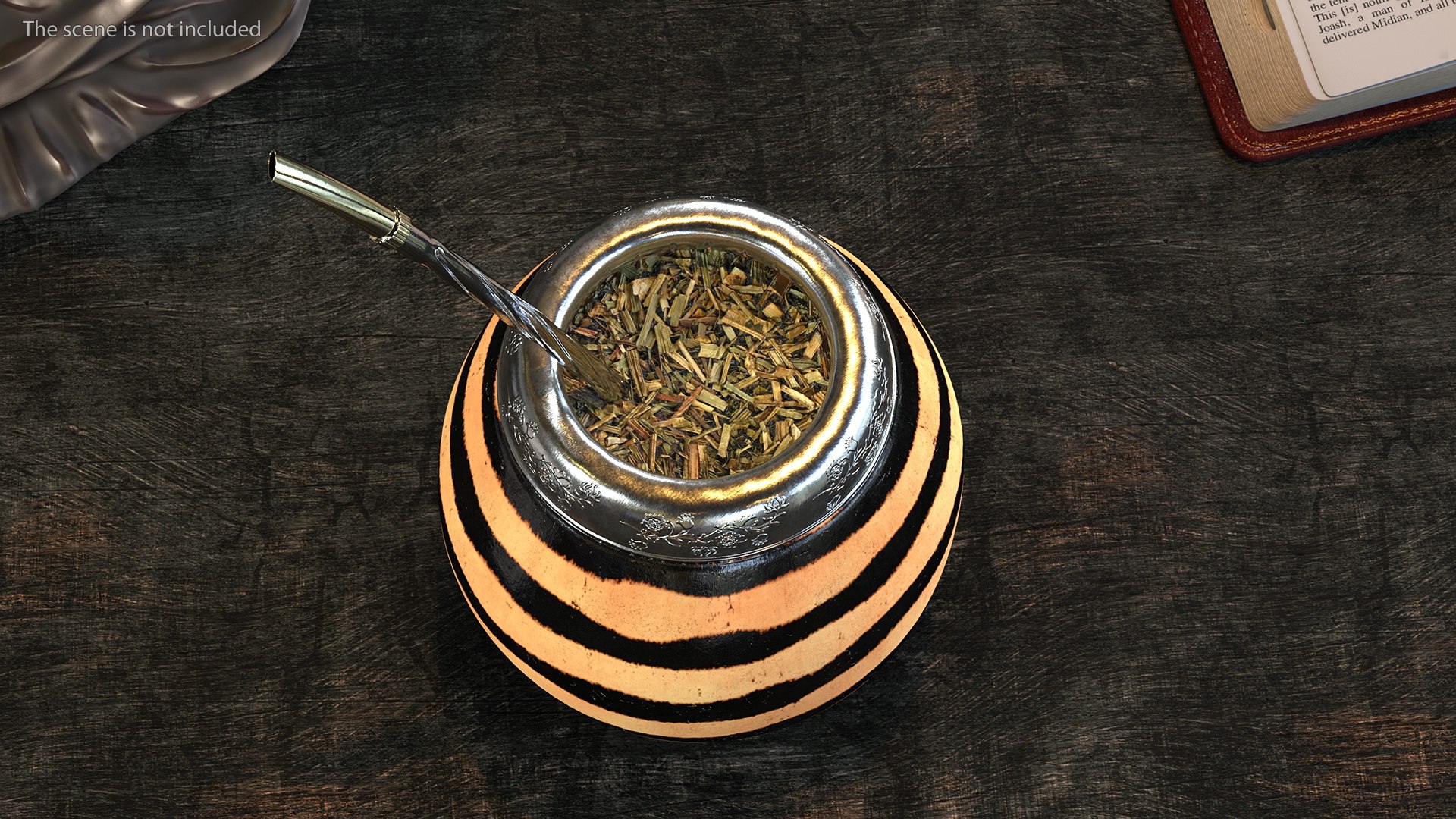 Yerba Mate Striped 3D - TurboSquid 1862026