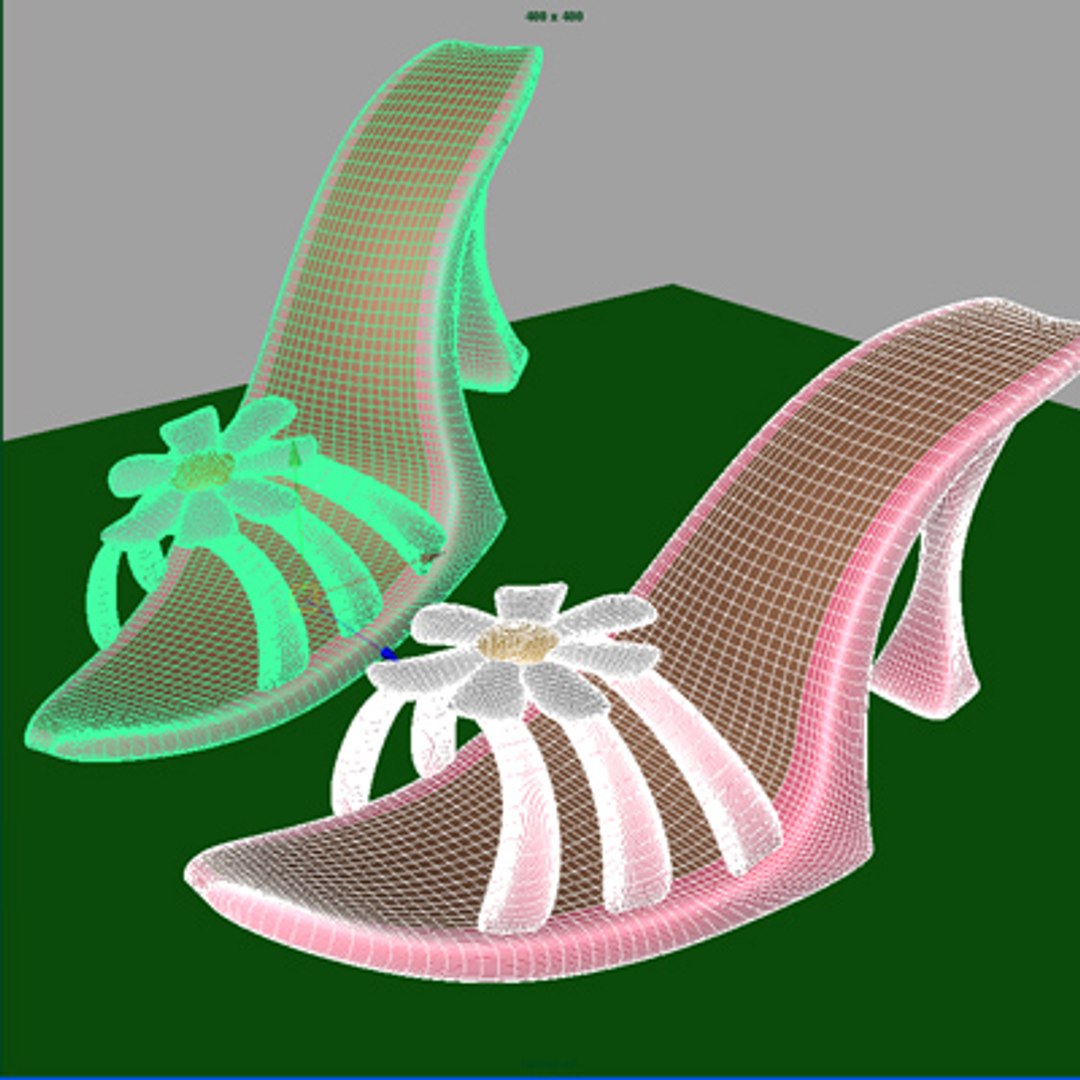 3d Model Women Sandals