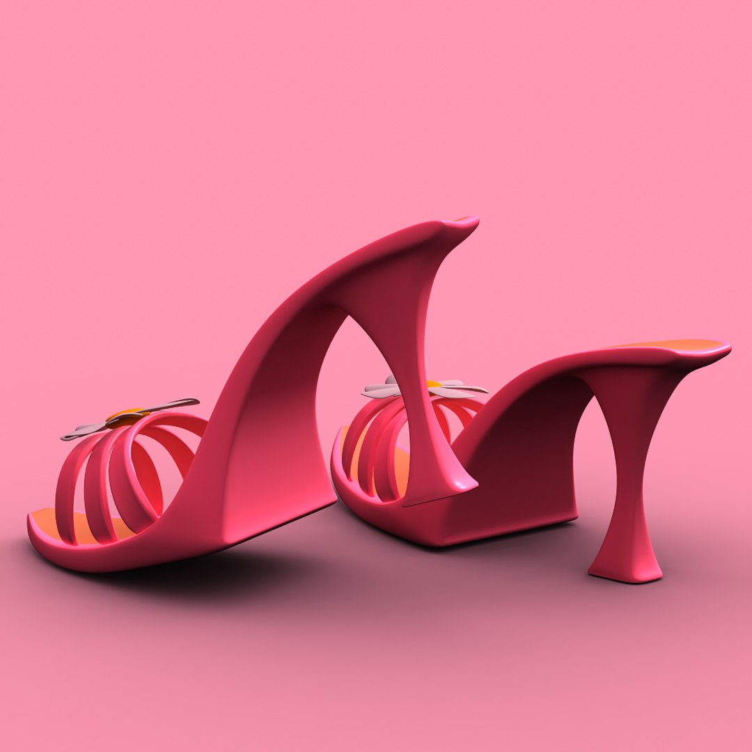 3d Model Women Sandals