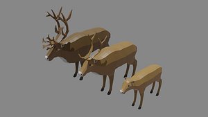 Reindeer STL Models for Download | TurboSquid