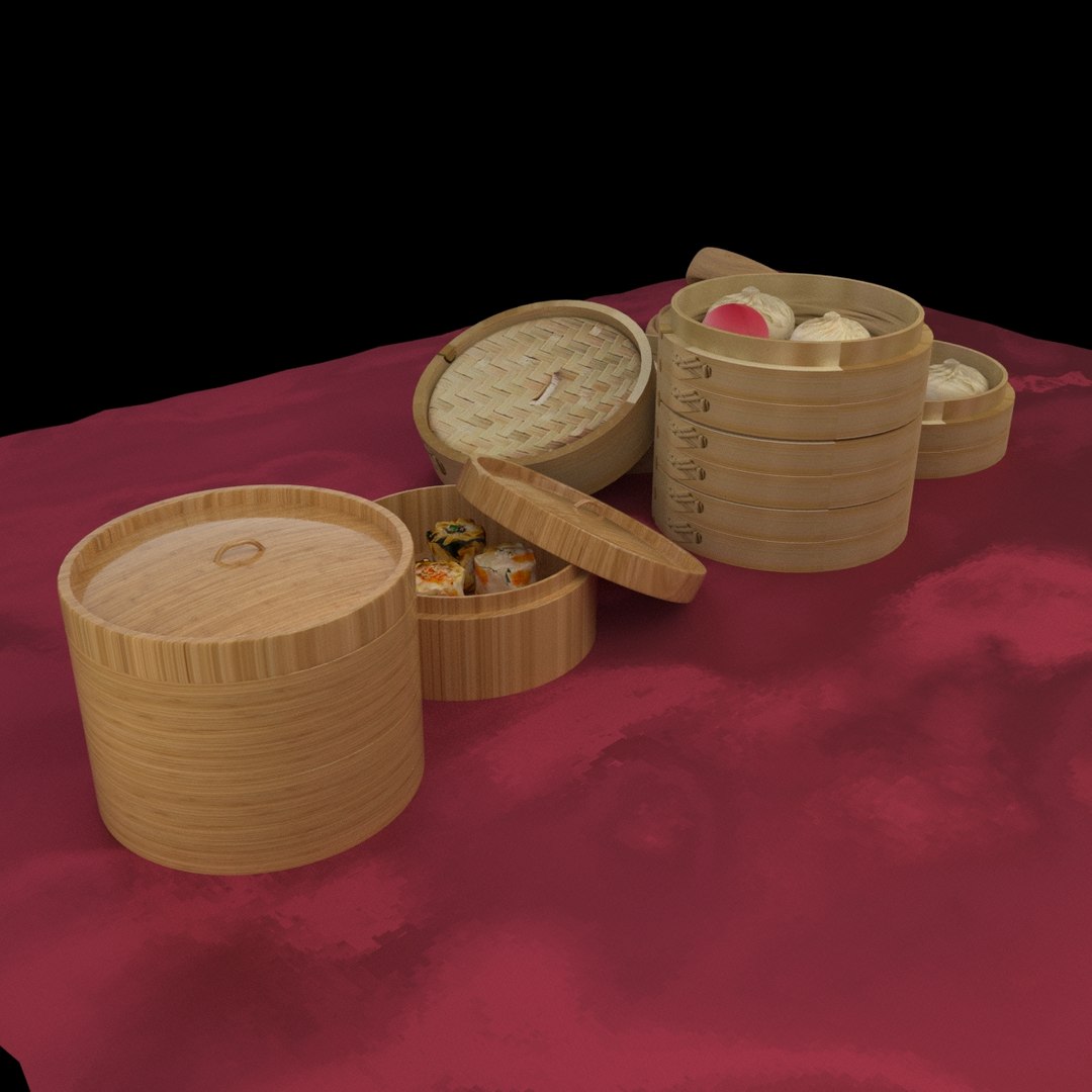 3D model Chinese dim sum - TurboSquid 2140621