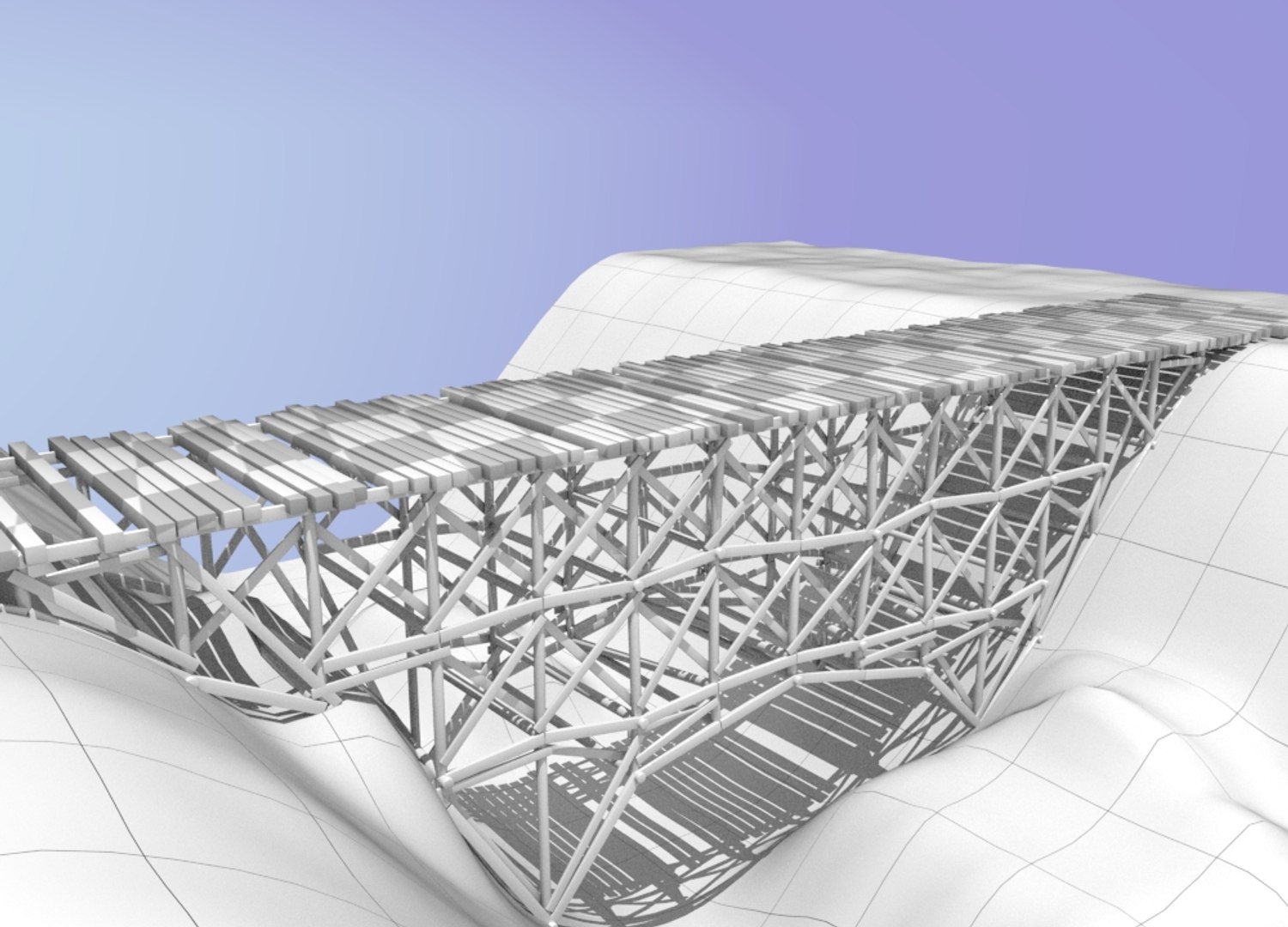 Bridge Construction 3D Model - TurboSquid 1421707