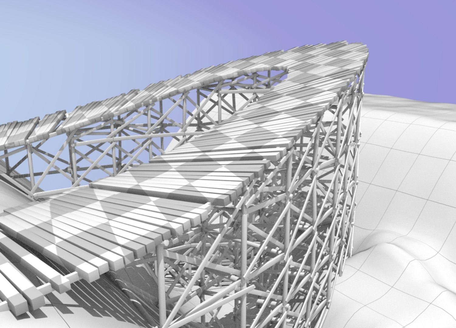 Bridge Construction 3D Model - TurboSquid 1421707