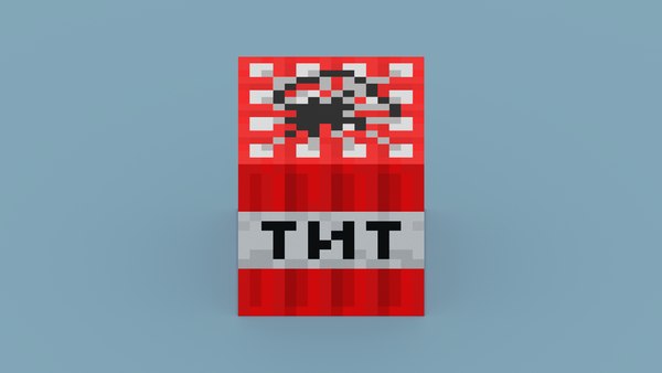 Minecraft TNT Modelo 3D - TurboSquid 2056248