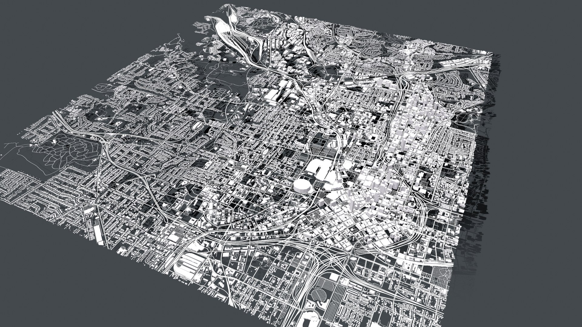 Cityscape Atlanta Georgia USA 3D Model - TurboSquid 1902543