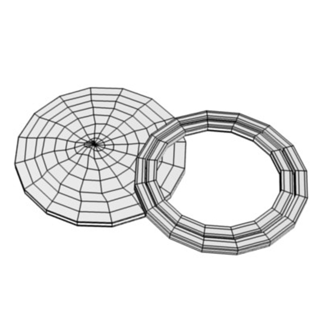 3d model onion slices