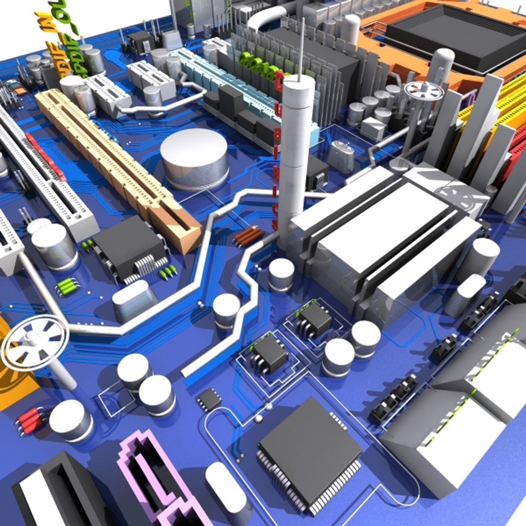 3d Model Circuit City