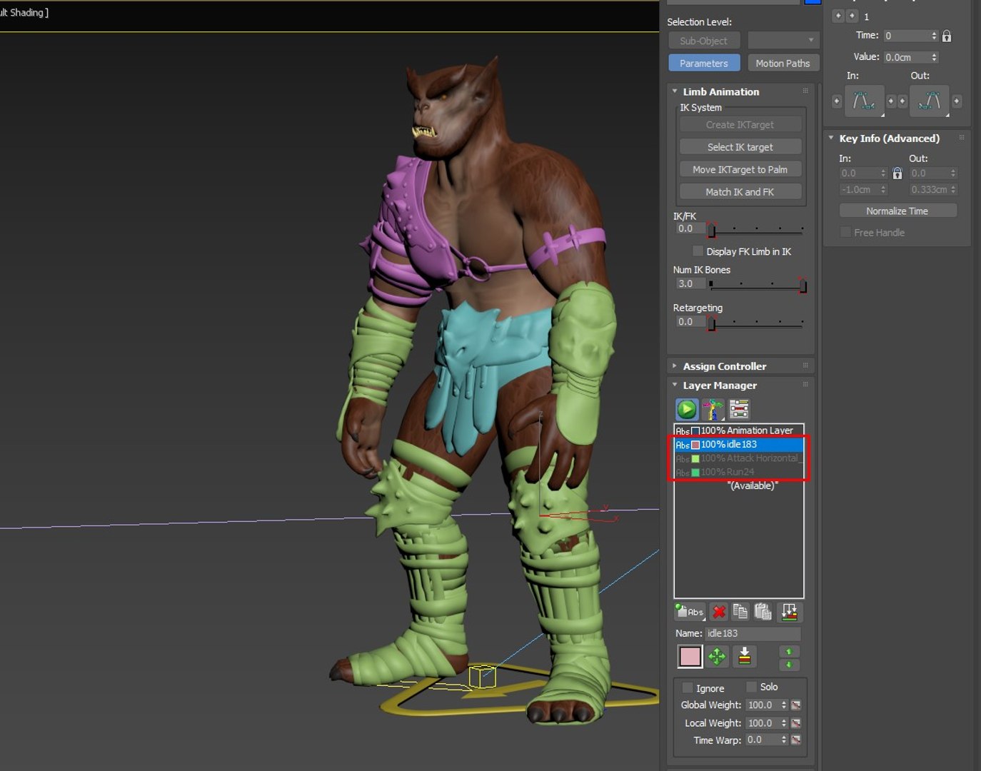 Orc Low-poly 3D - TurboSquid 2081782