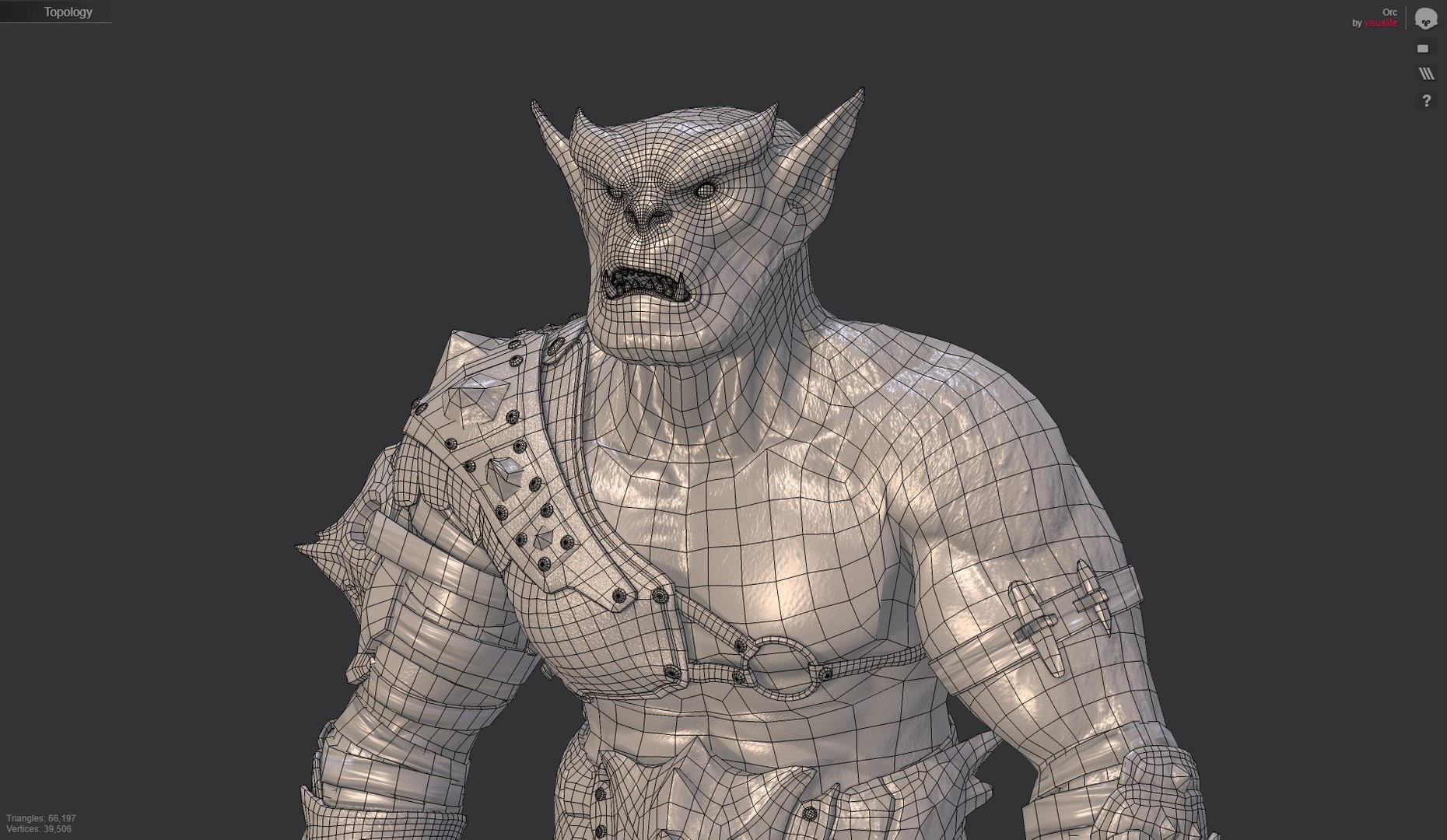 Orc Low-poly 3D - TurboSquid 2081782