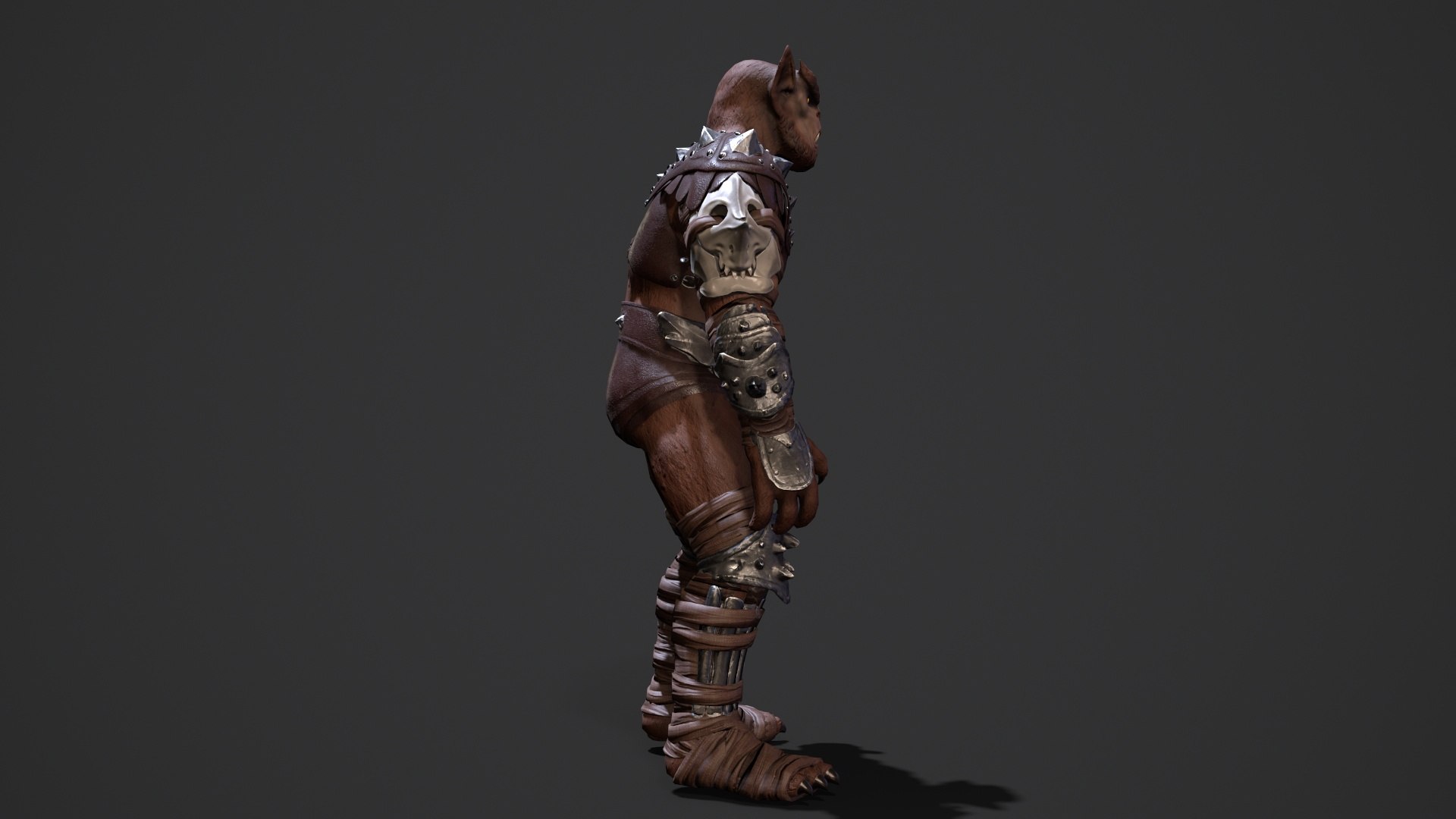 Orc Low-poly 3D - TurboSquid 2081782