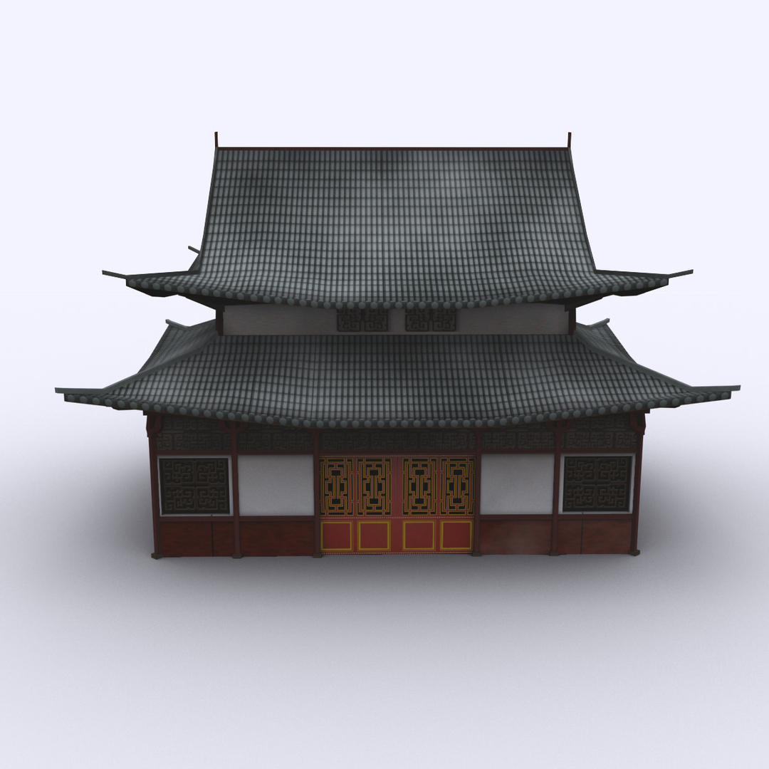 3d Medieval Japan House