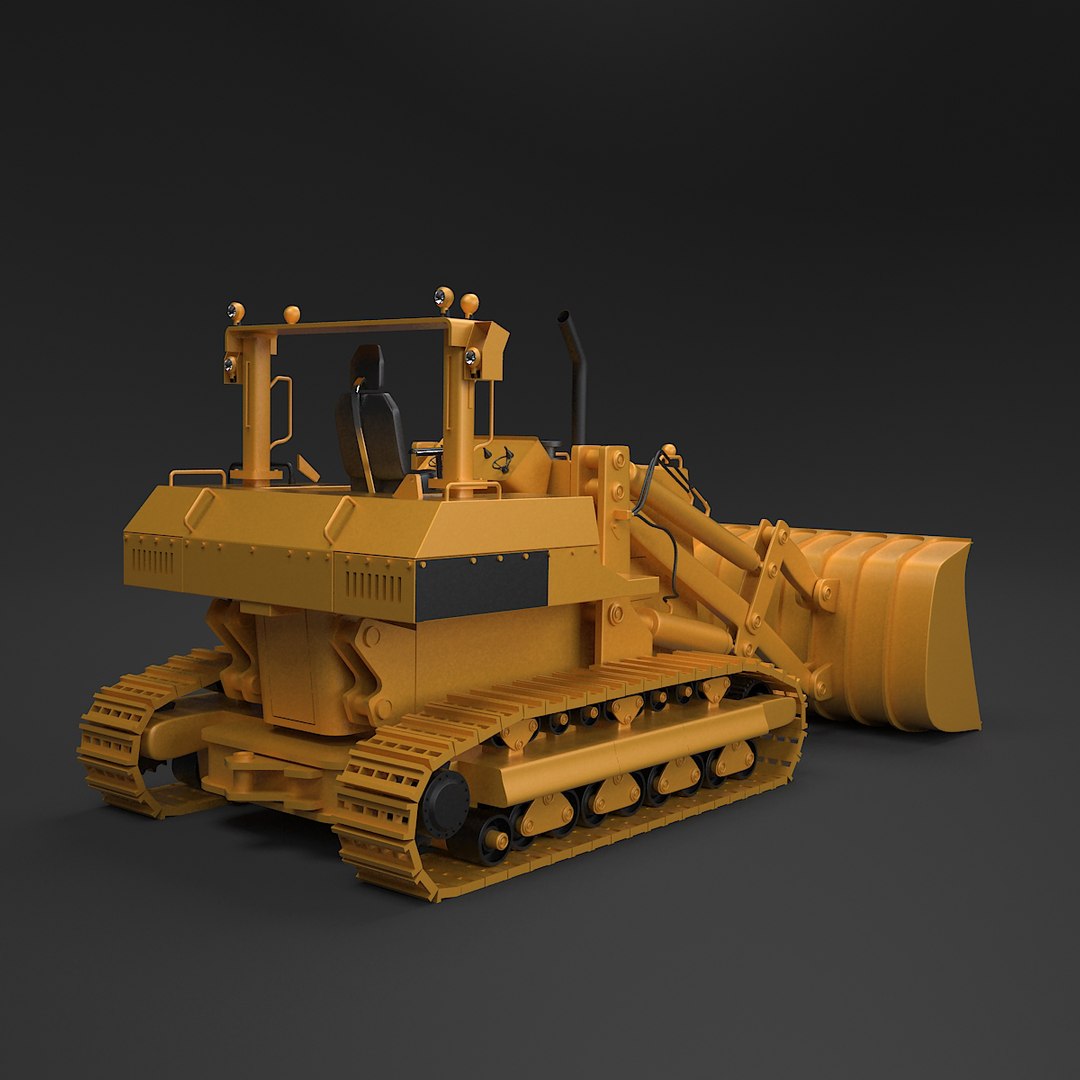 bulldozer dozer 3d model