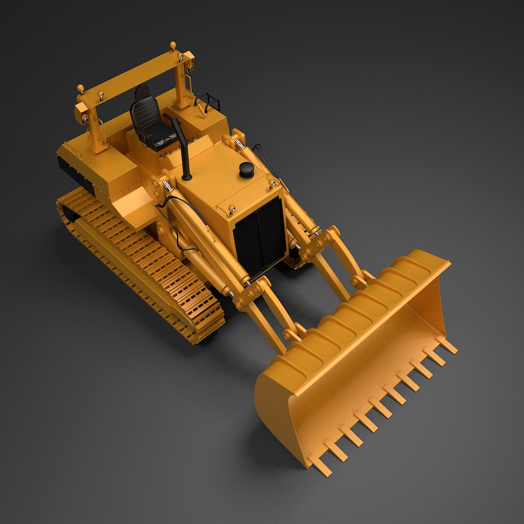 bulldozer dozer 3d model