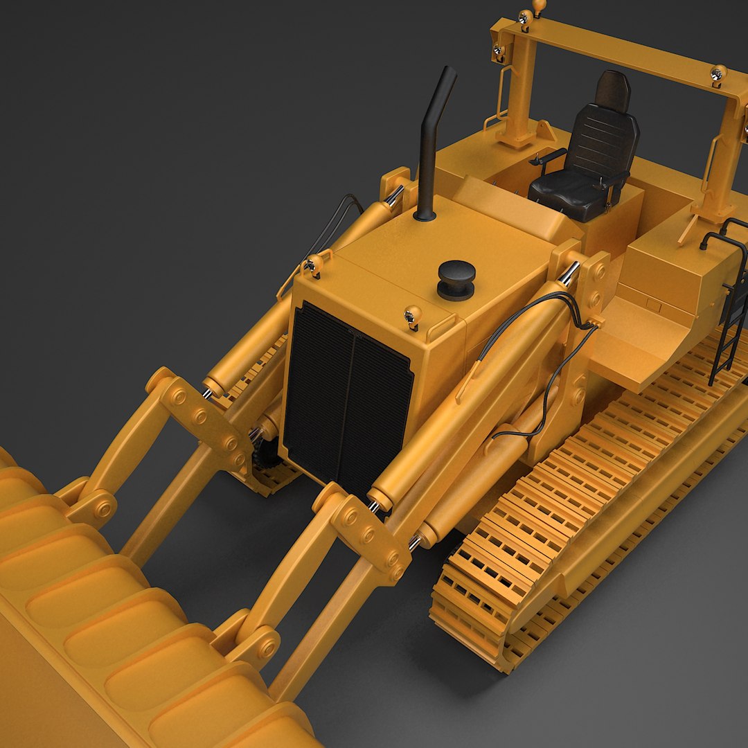 bulldozer dozer 3d model