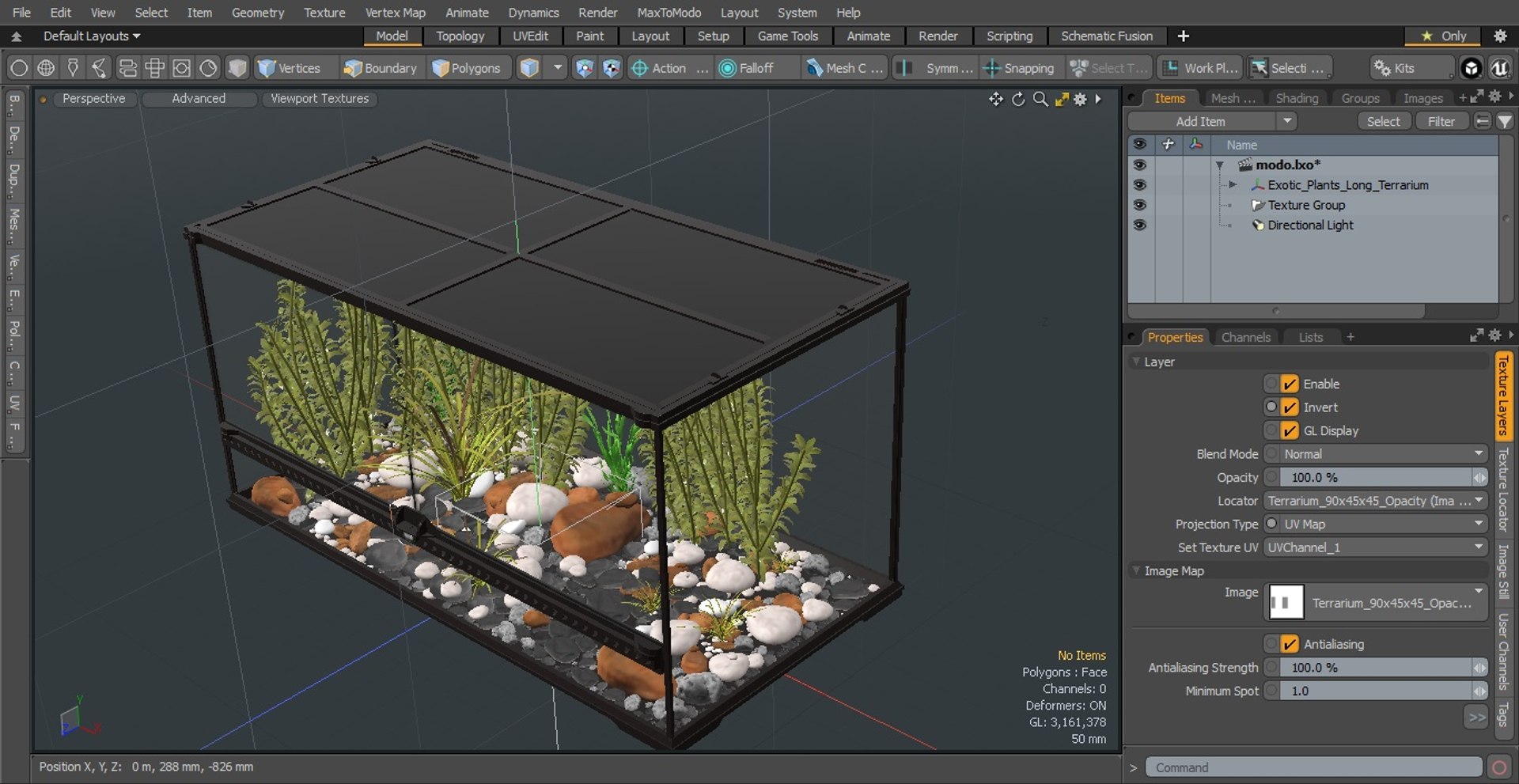 Exotic Plants Long Terrarium 3D - TurboSquid 2144498