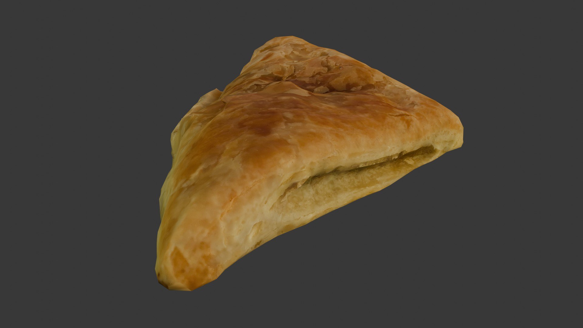 Flaky Pastry Triangle Scan Model - TurboSquid 2408363