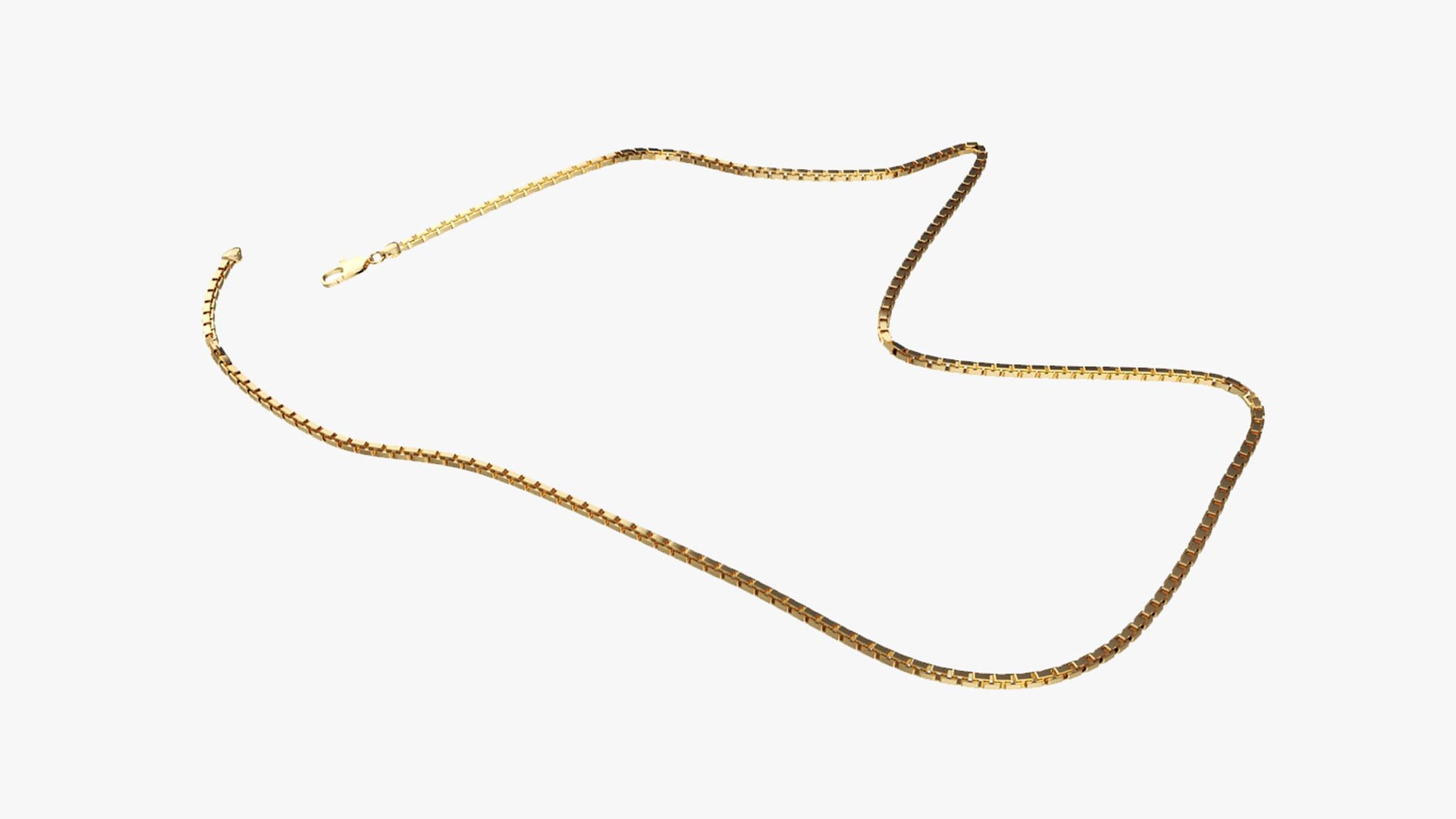 Gold Box Chain Rigged For Maya Model - TurboSquid 2124338