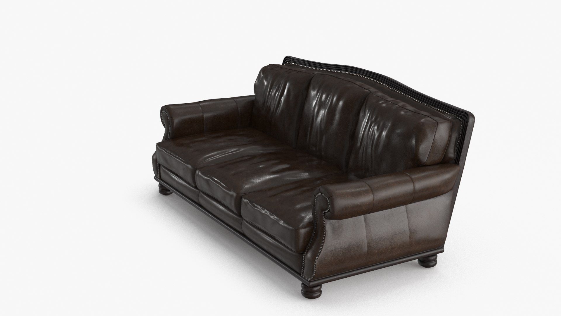 3D Model Leather Sofa - TurboSquid 2281932