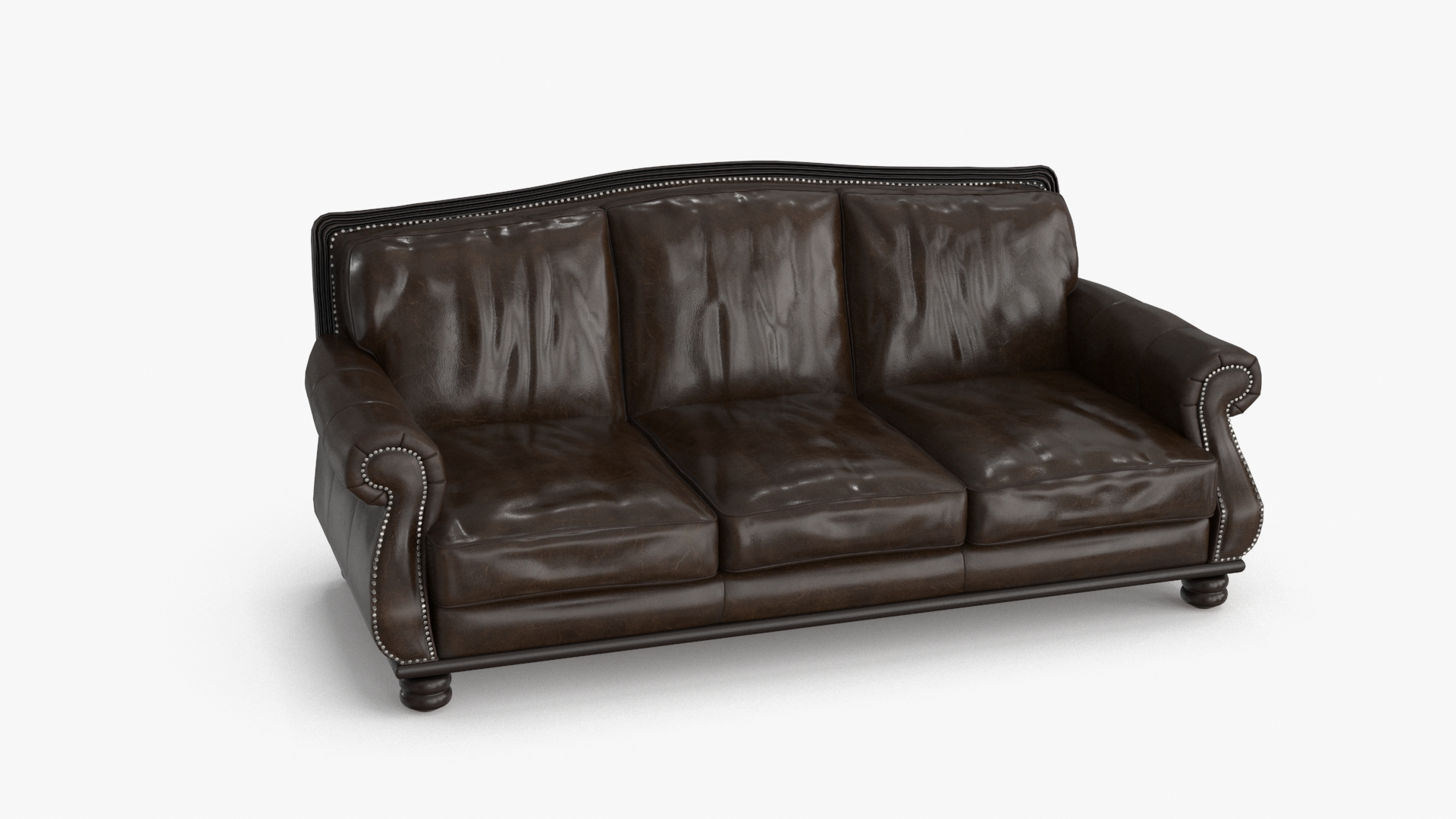 3D Model Leather Sofa - TurboSquid 2281932