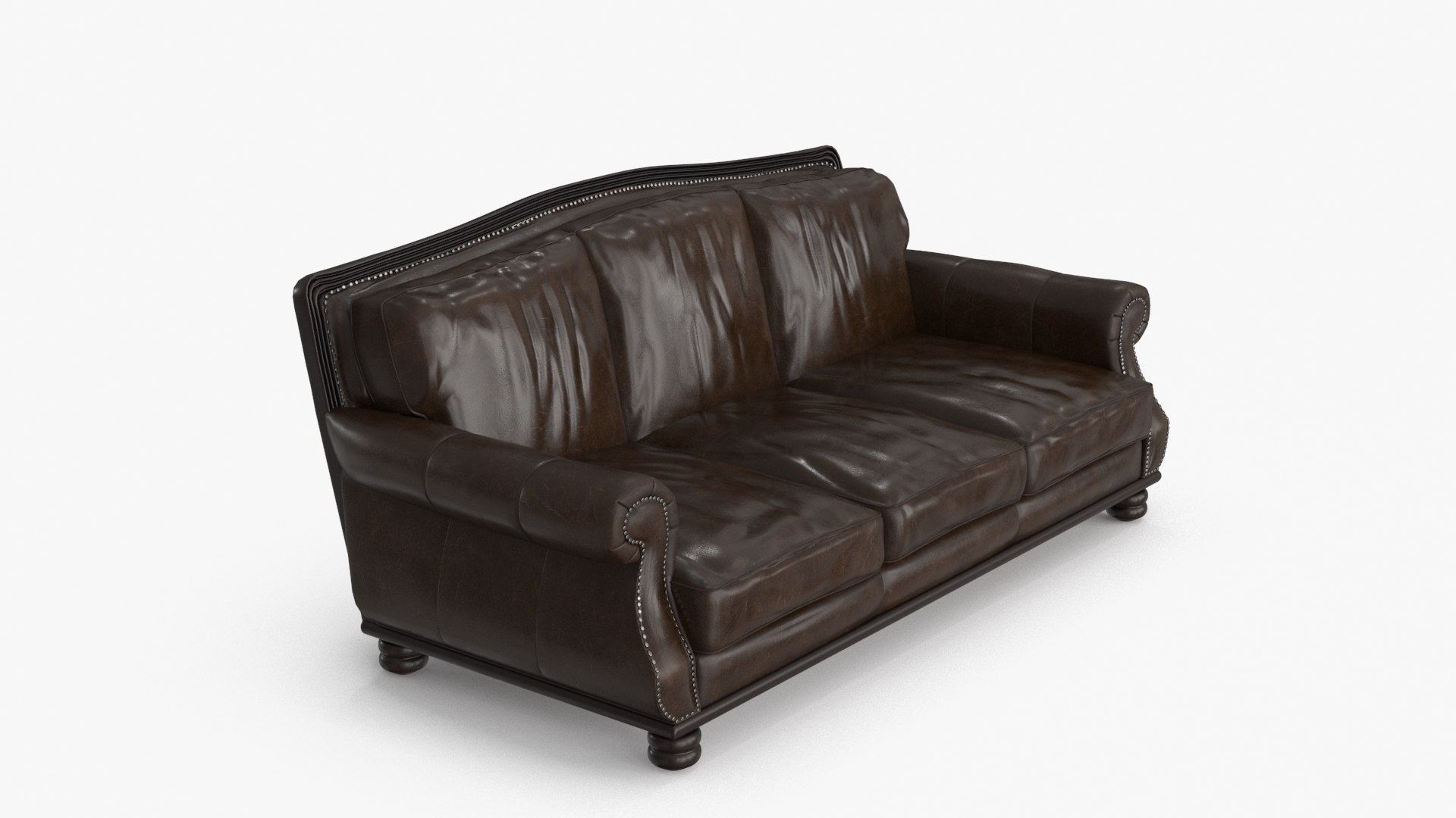 3D Model Leather Sofa - TurboSquid 2281932