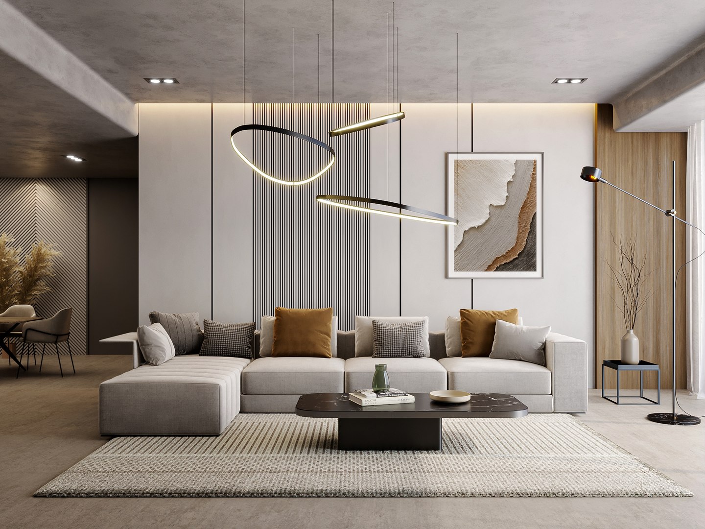 Interior Living Room Scene 16 Model - TurboSquid 2137486