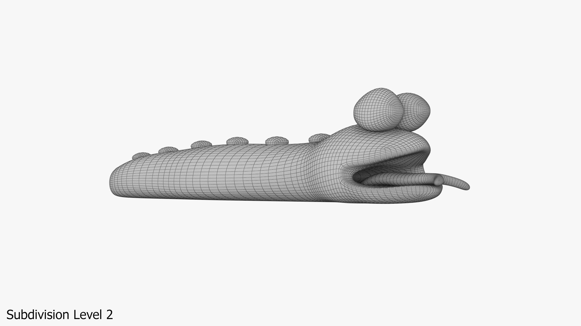 Cartoon Friendly Worm 3D Model - TurboSquid 1817407