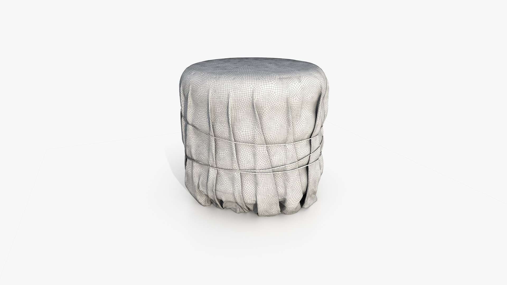 Dirty Covered Pouf 3D Model - TurboSquid 2364780