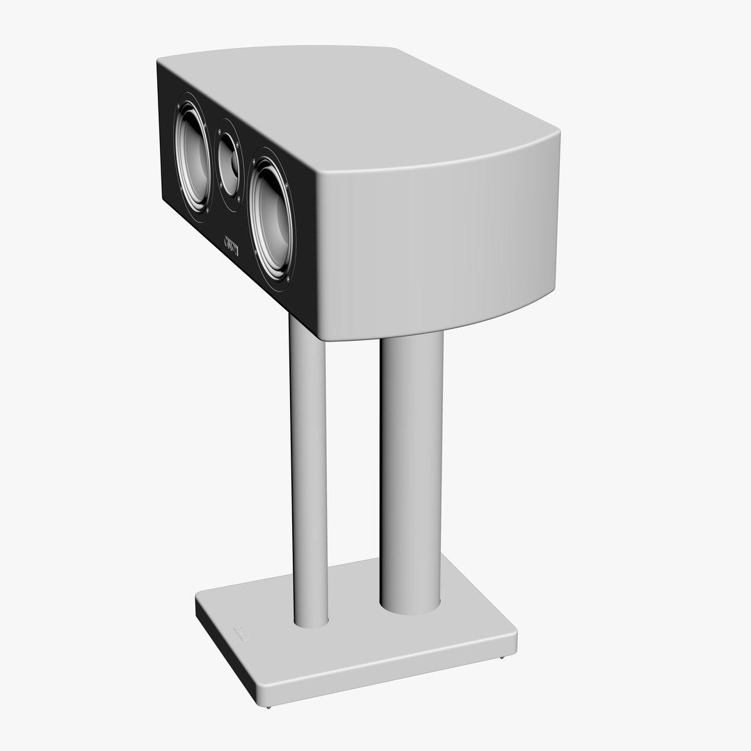 Canton Reference 50K On LS 860 Piano Gloss White 3D - TurboSquid 2114129