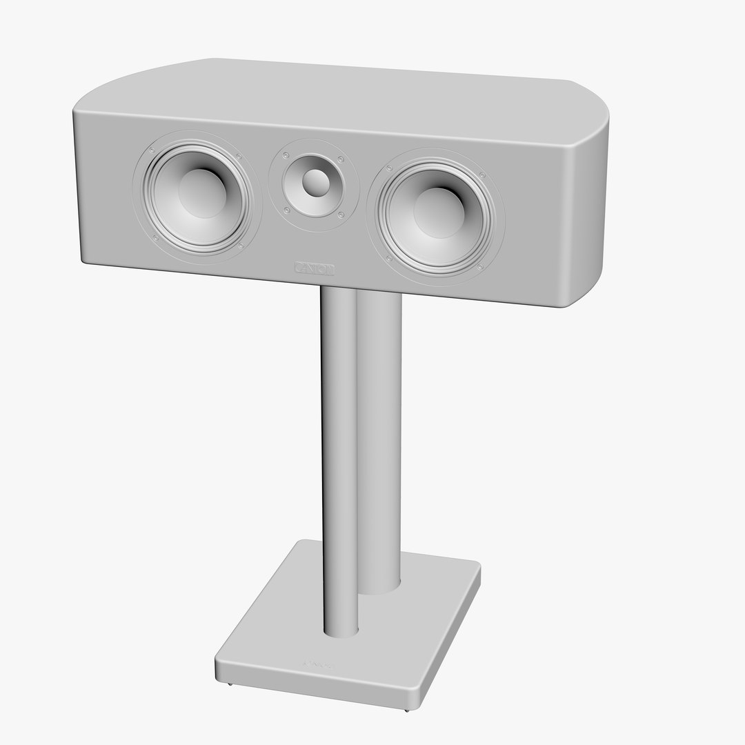 Canton Reference 50K On LS 860 Piano Gloss White 3D - TurboSquid 2114129