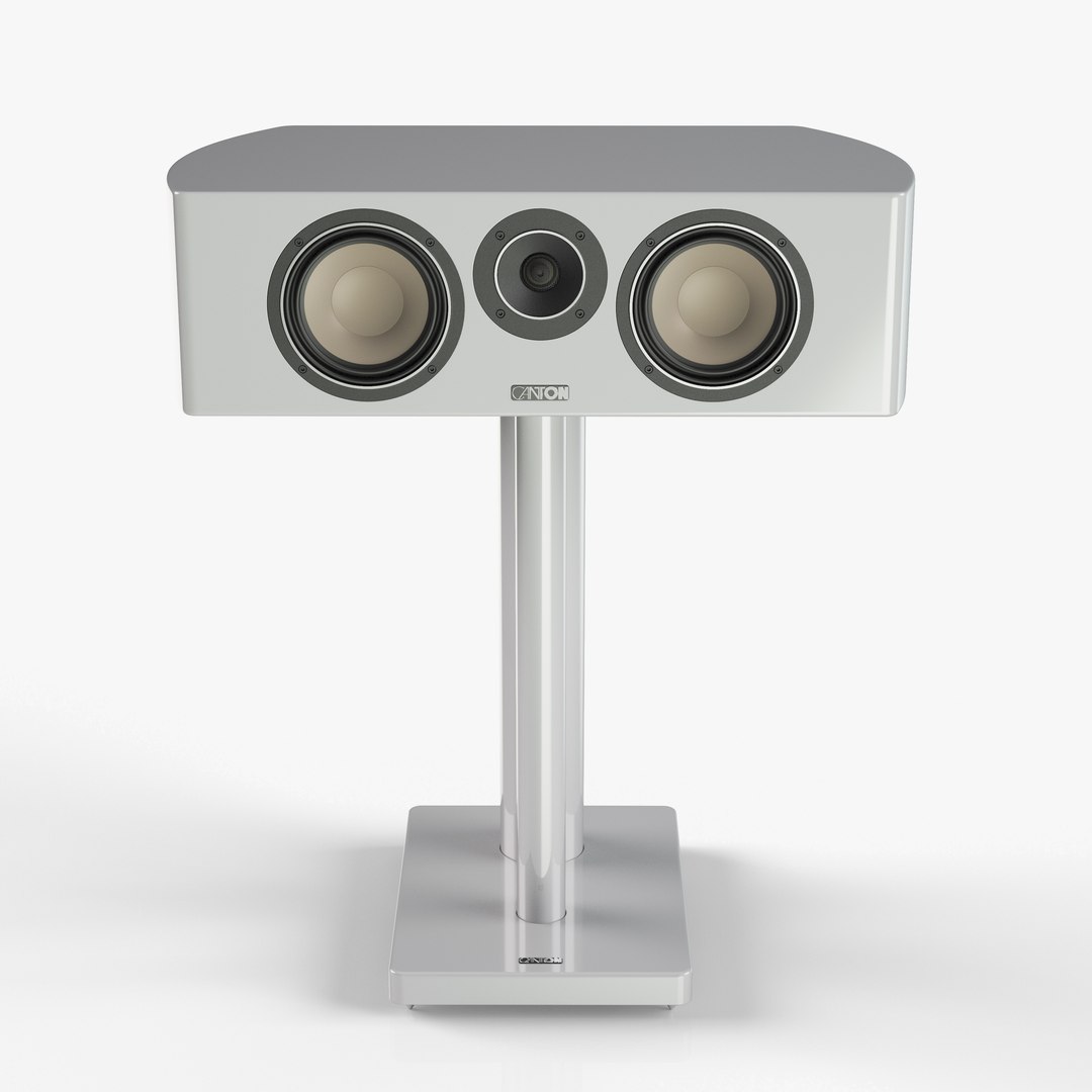 Canton Reference 50K On LS 860 Piano Gloss White 3D - TurboSquid 2114129