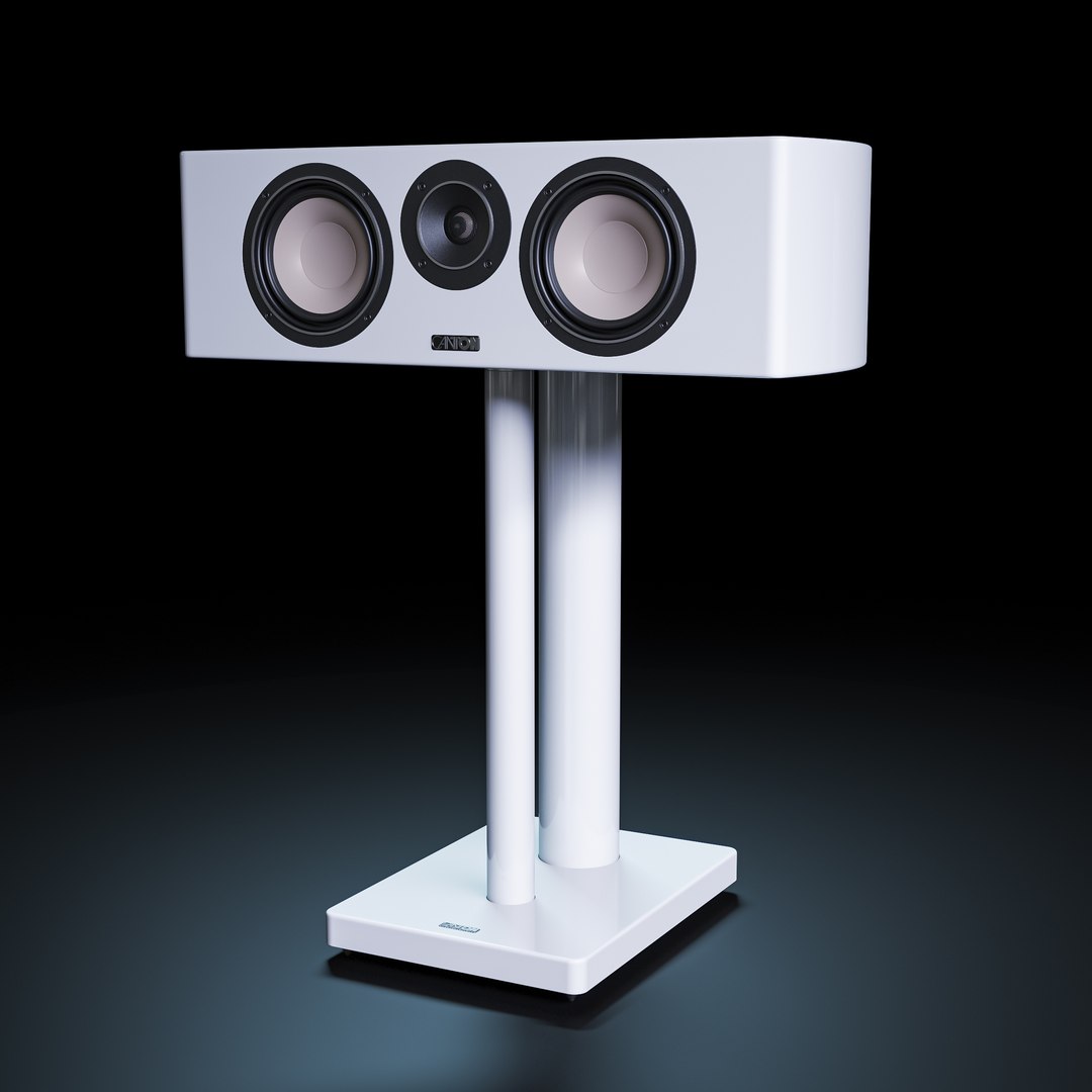 Canton Reference 50K On LS 860 Piano Gloss White 3D - TurboSquid 2114129