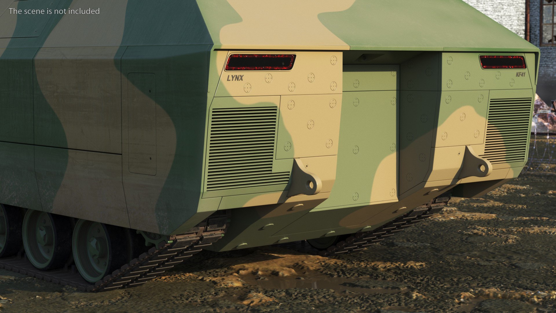 Next Gen Tracked Marine Assault Vehicle With Machine Gun Rigged 3D ...