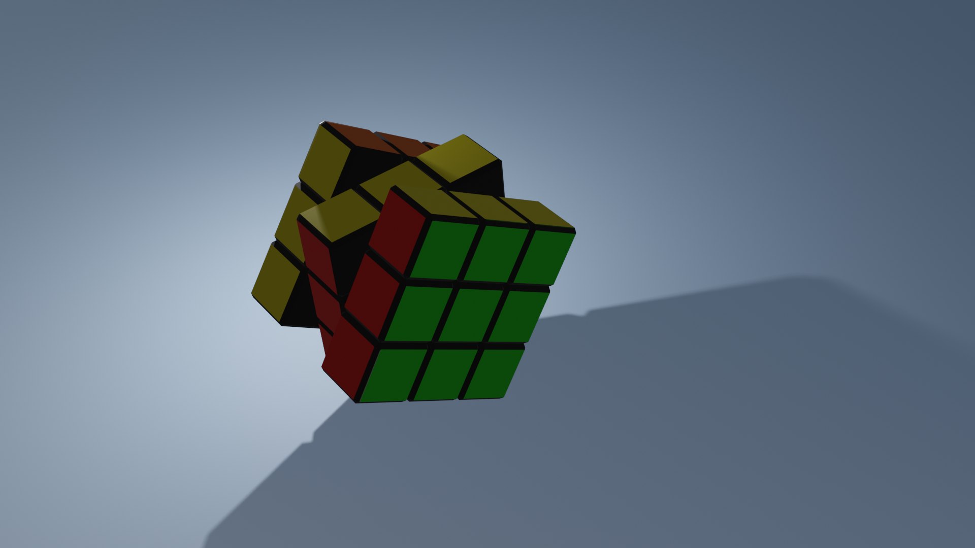 Rubiks Cube Sharp Edges 3D - TurboSquid 2171406