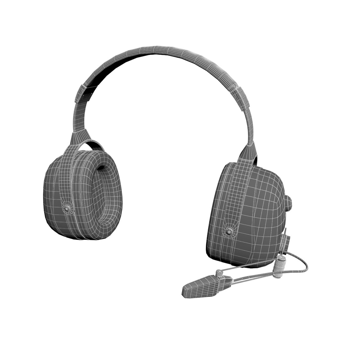 3D headset microphone model - TurboSquid 1207377