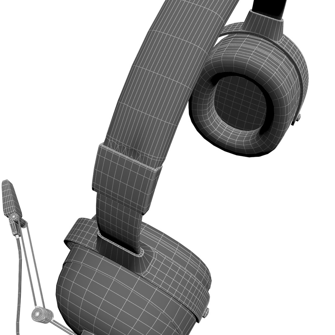 3D headset microphone model - TurboSquid 1207377