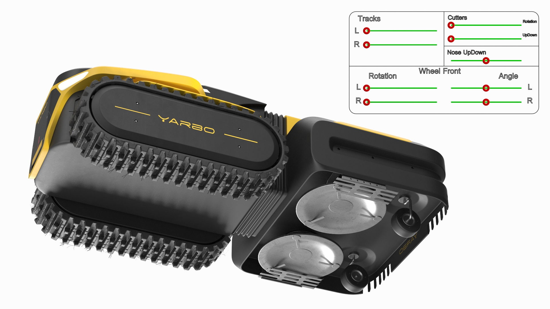 Yarbo Lawn Mower M1 Rigged 3D Model - TurboSquid 2180772