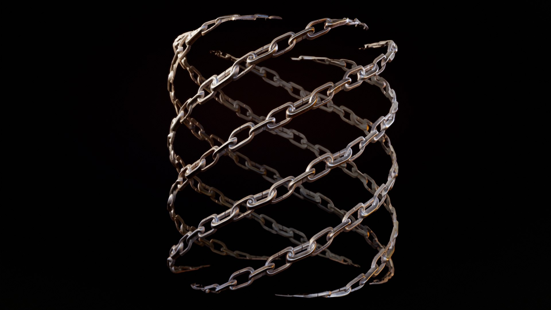 3D Seamless Chain PBR Material Textures - TurboSquid 2342637