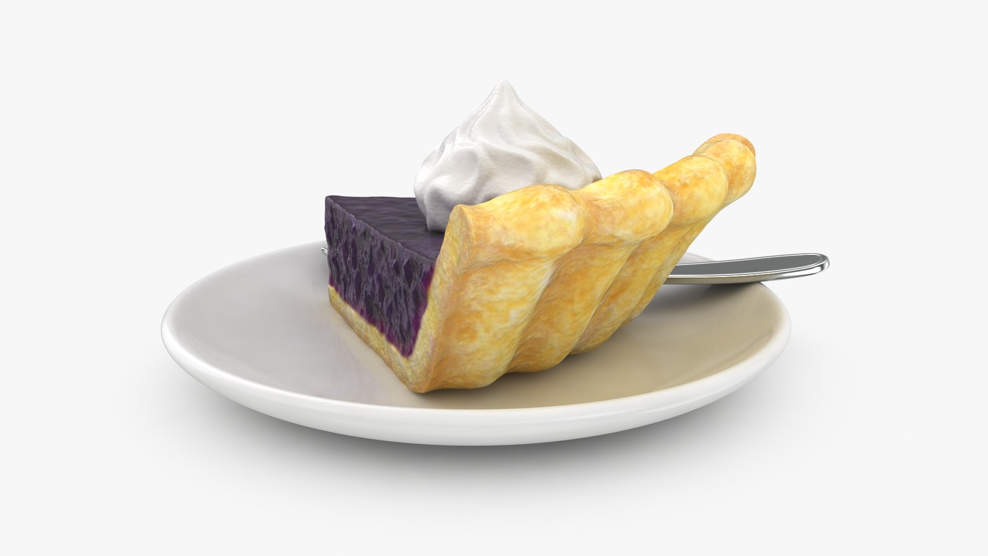 Blueberry Pie 3D - TurboSquid 2039142