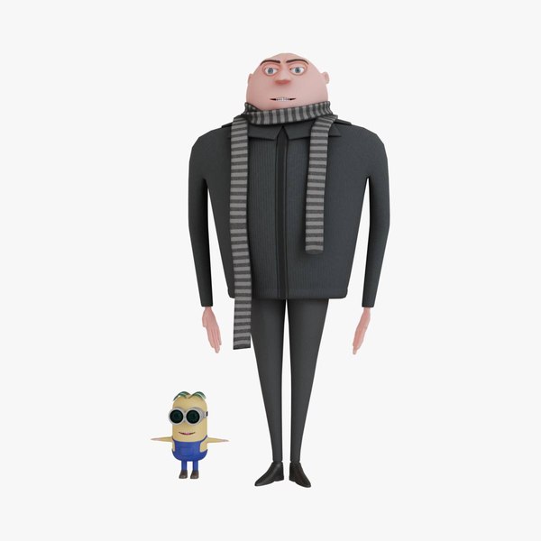 Modelo 3d Minion Gru Turbosquid 2009922