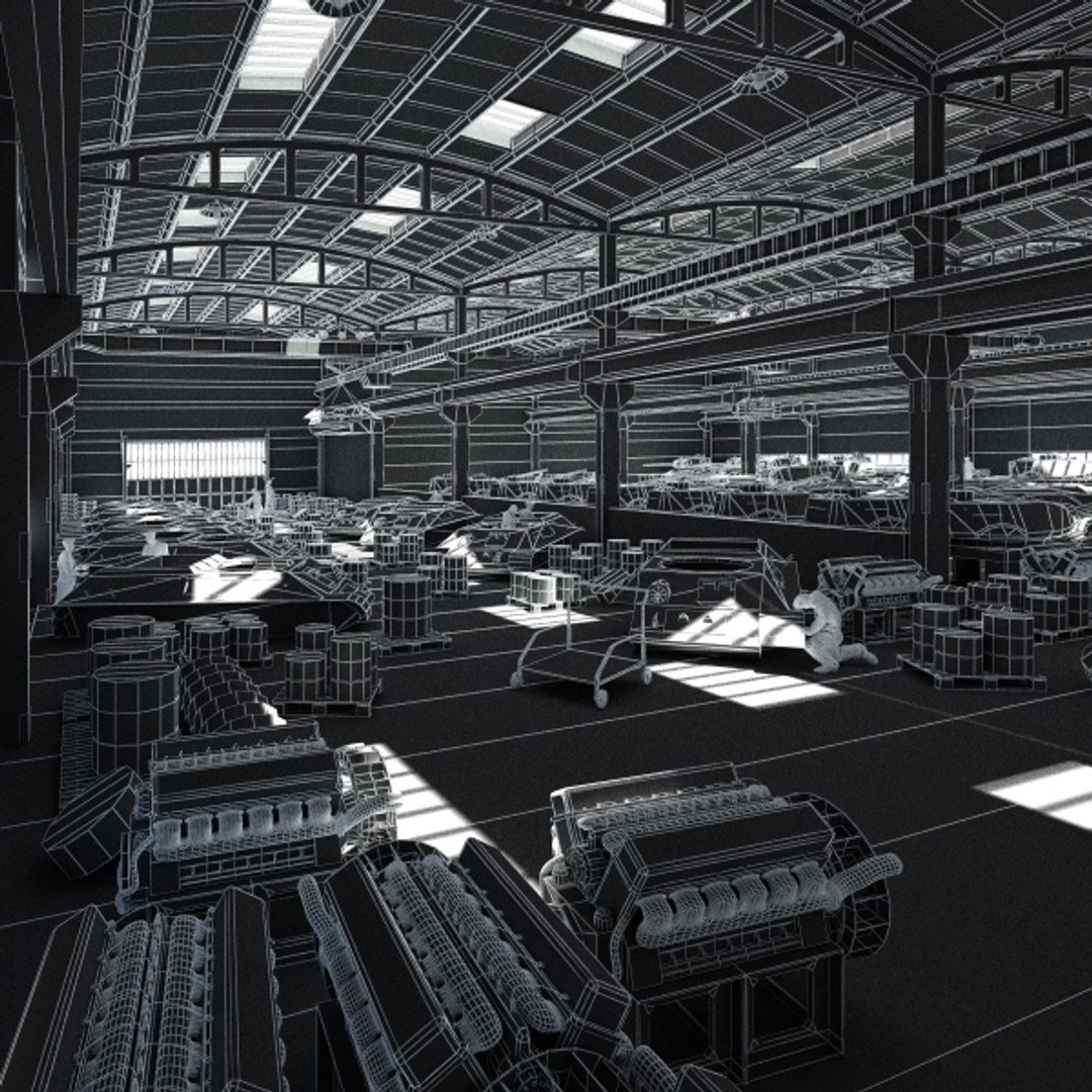 3d Ww Ii Tank Factory