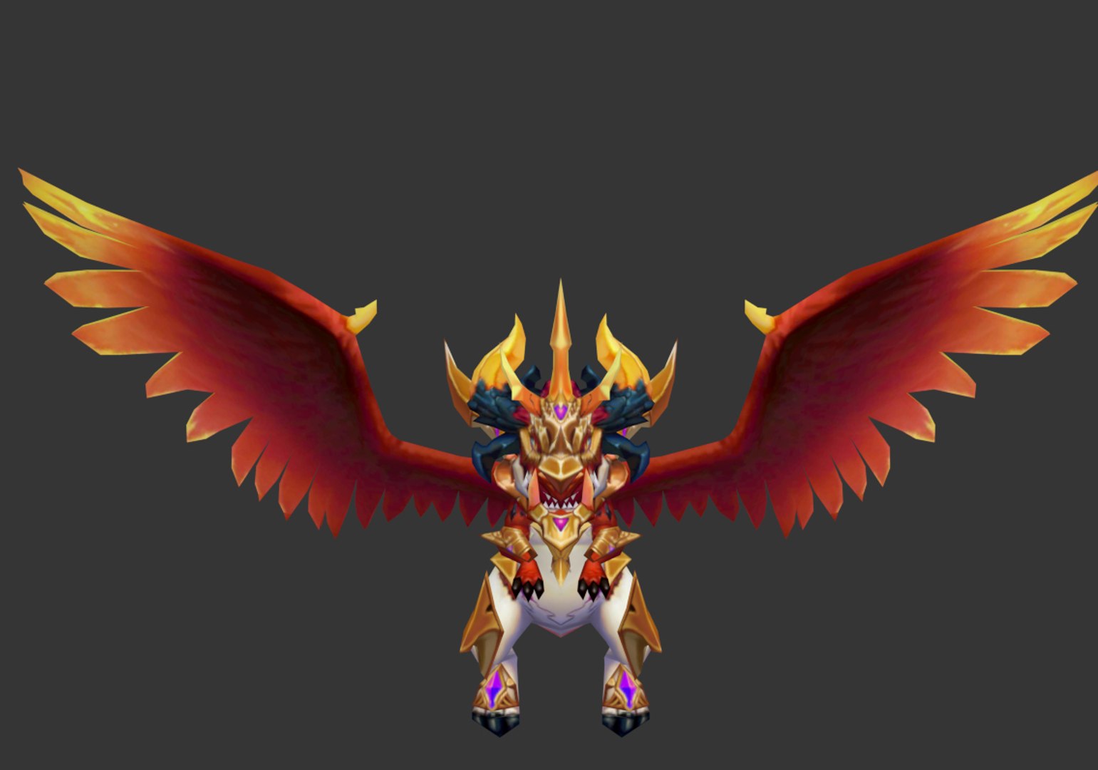 Armor eagle monster monster dragon Q version 3D 모델 - TurboSquid 1947797