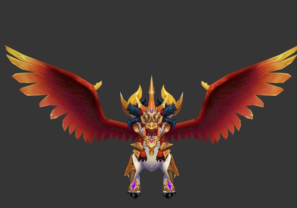 Armor eagle monster monster dragon Q version 3D 모델 - TurboSquid 1947797