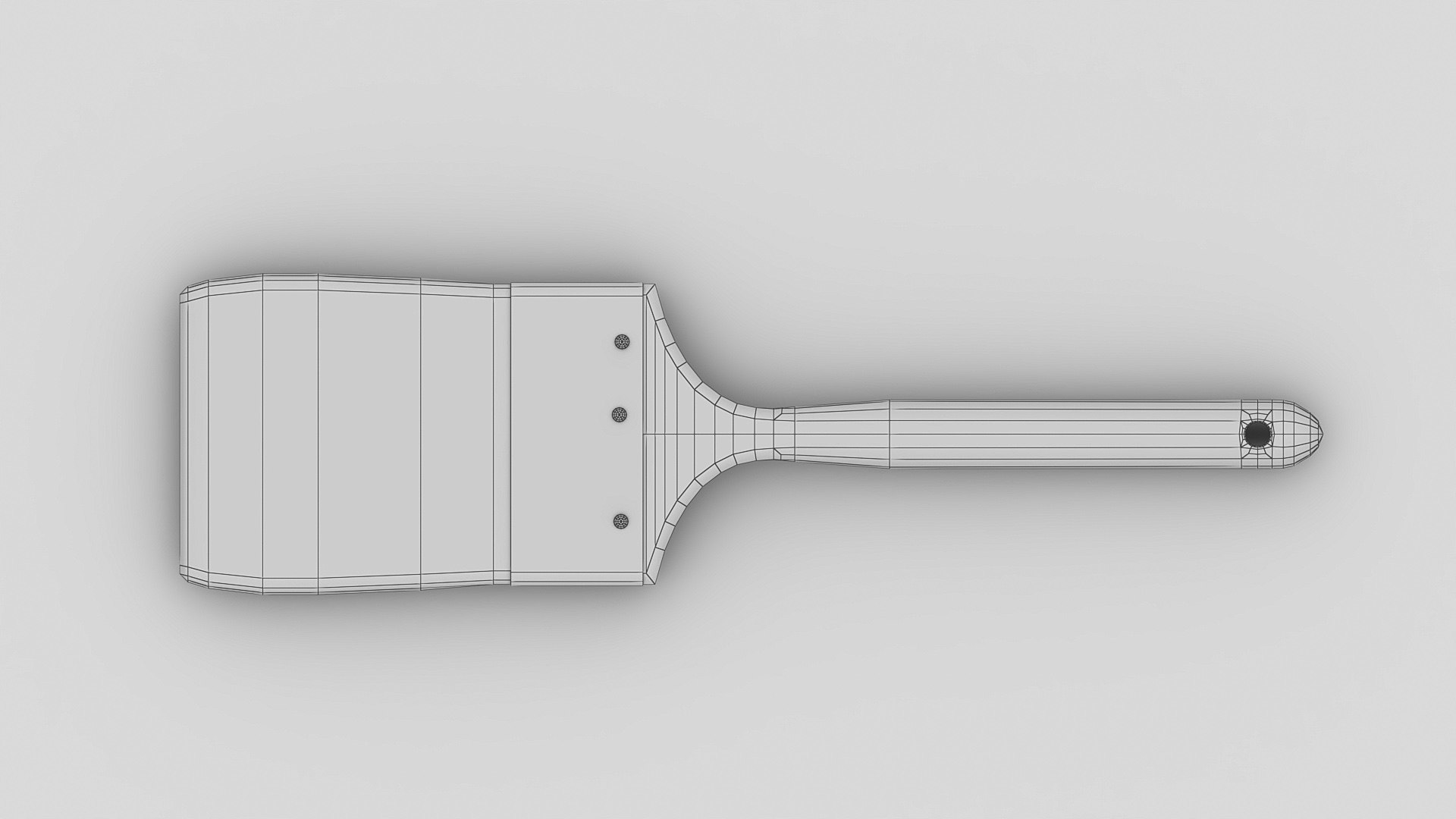 3D Used Painter Brush Low-poly Model - TurboSquid 2323129