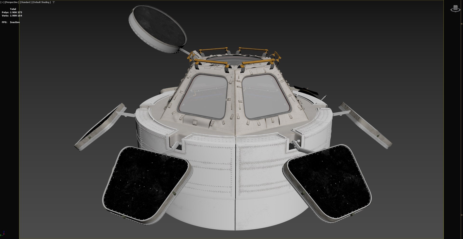 Cupola ISS Module 3D Model - TurboSquid 2294356