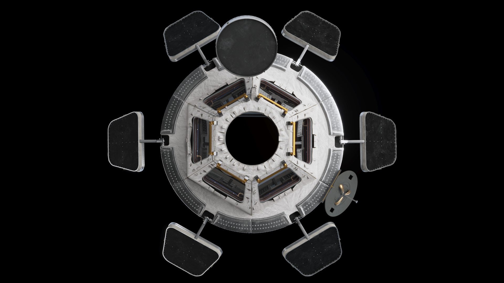 Cupola ISS Module 3D Model - TurboSquid 2294356