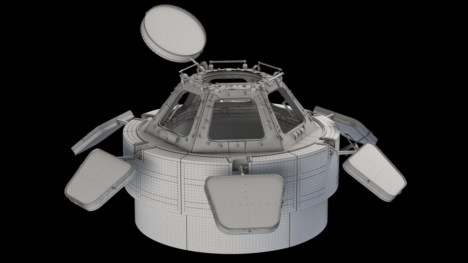 Cupola ISS Module 3D Model - TurboSquid 2294356