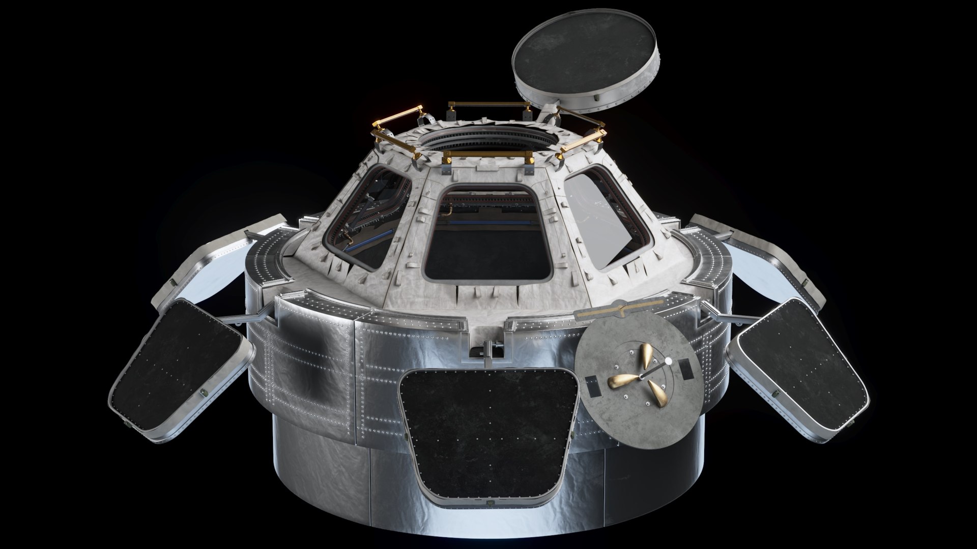 Cupola ISS Module 3D Model - TurboSquid 2294356